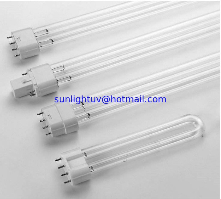 40W U shape 254nm 185nm Ultraviolet disinfection ozone UVC germicidal ...
